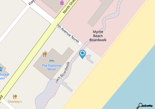 Myrtle Beach Sc Boardwalk Map